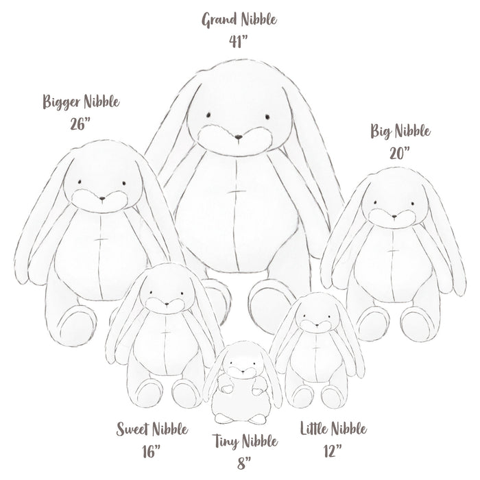 190361: Sweet 16" Nibble Bunny - Gray