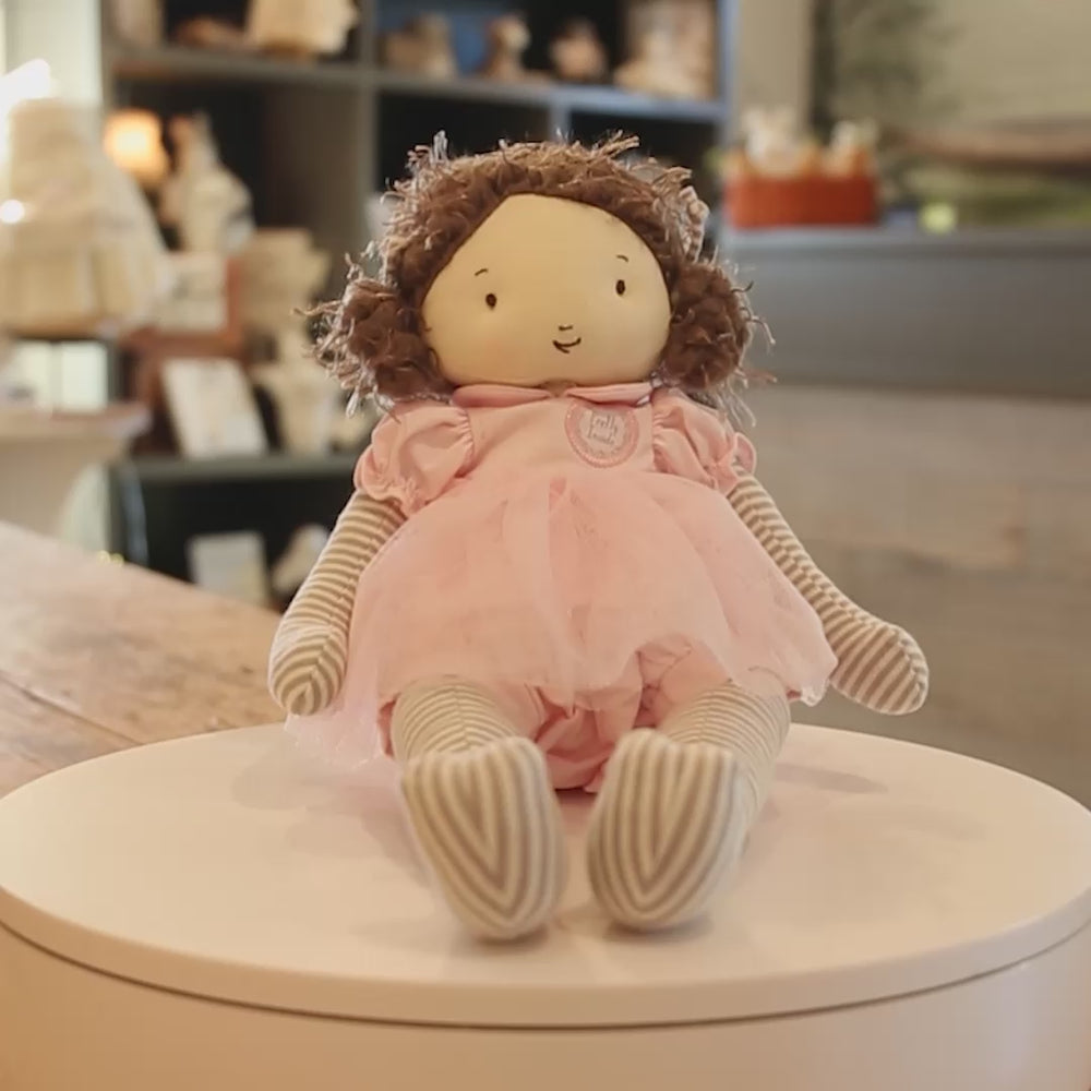 Elsie Doll - Brown Hair | Wholesale Baby Gifts and Dolls | Bunnies By ...