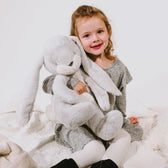 Big Nibble 20 inch Bunny - Gray | Wholesale Stuffed Animals | Bunnies ...